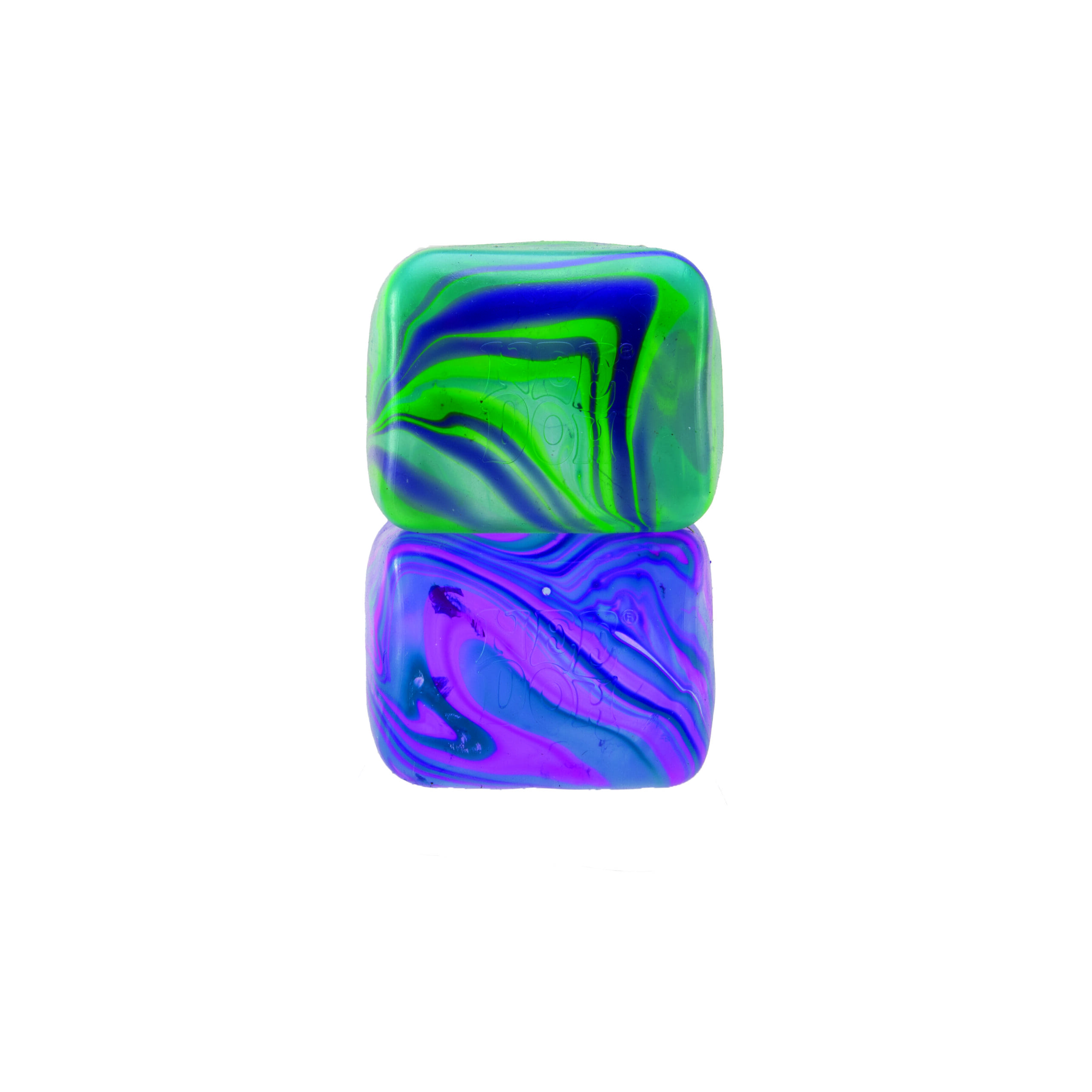 Schylling NeeDoh Nice Cube Swirl - Sensory Toy with a Super Solid Squish